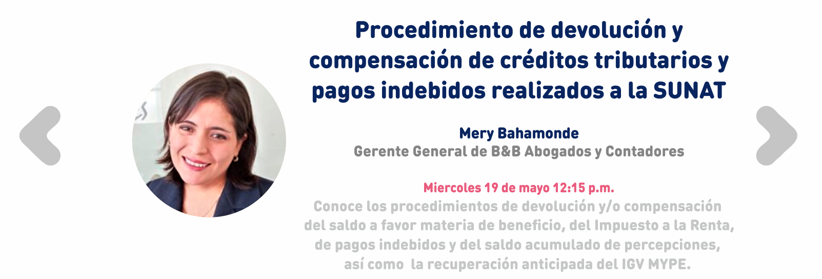 Serie de Webinars Certus - CERTUS